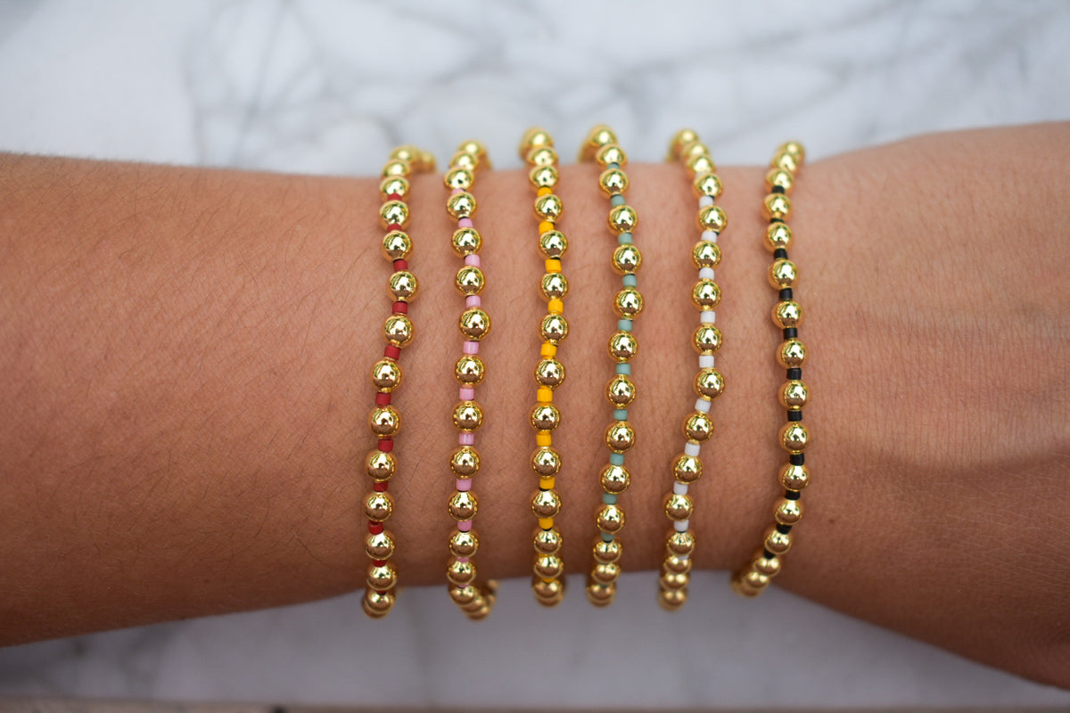 Gilded Bracelets – Boardwalk Beads